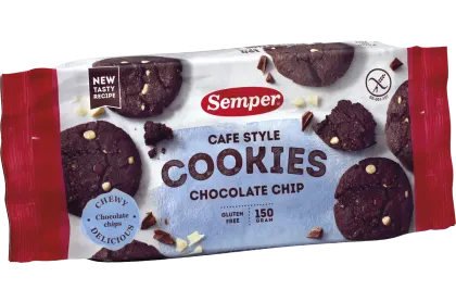Semper Cafe Style Cookies Chocolate Chip 150g | Glutenvrijemarkt.com ...