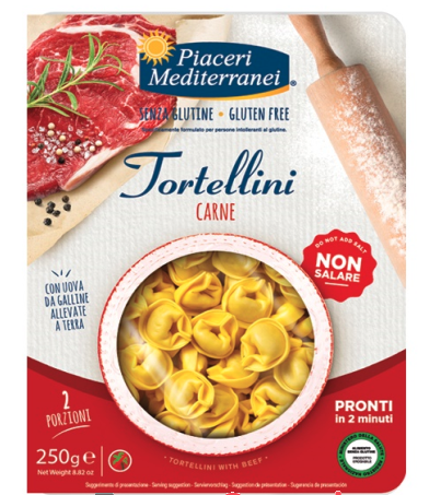 Piaceri Mediterranei - Tortelloni Carne 250g | Glutenvrijemarkt.com ...