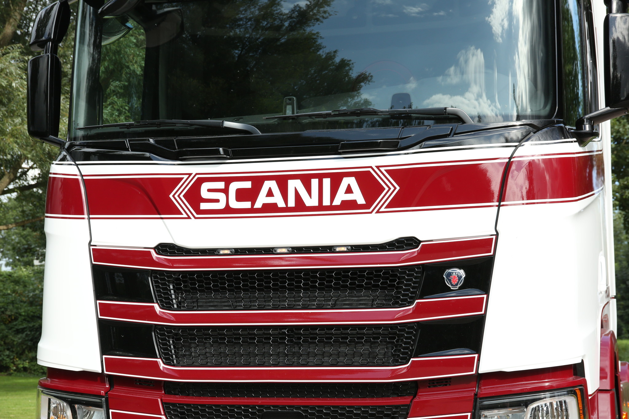 Protector solar | Placa frontal para Scania Next Generation NGR/NGS ...