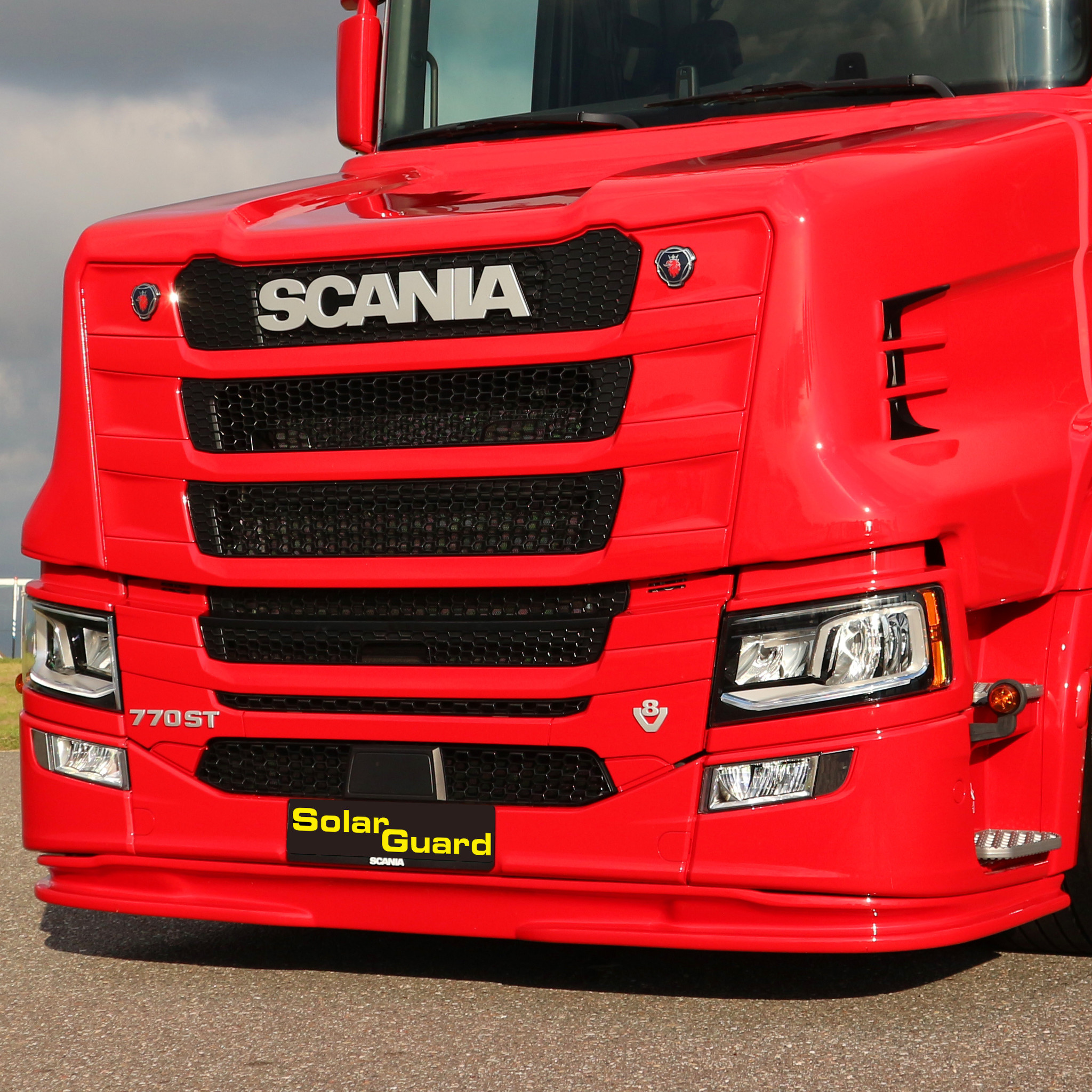 Solar Guard | Spoiler delantero para Scania Next Generation - Solar ...