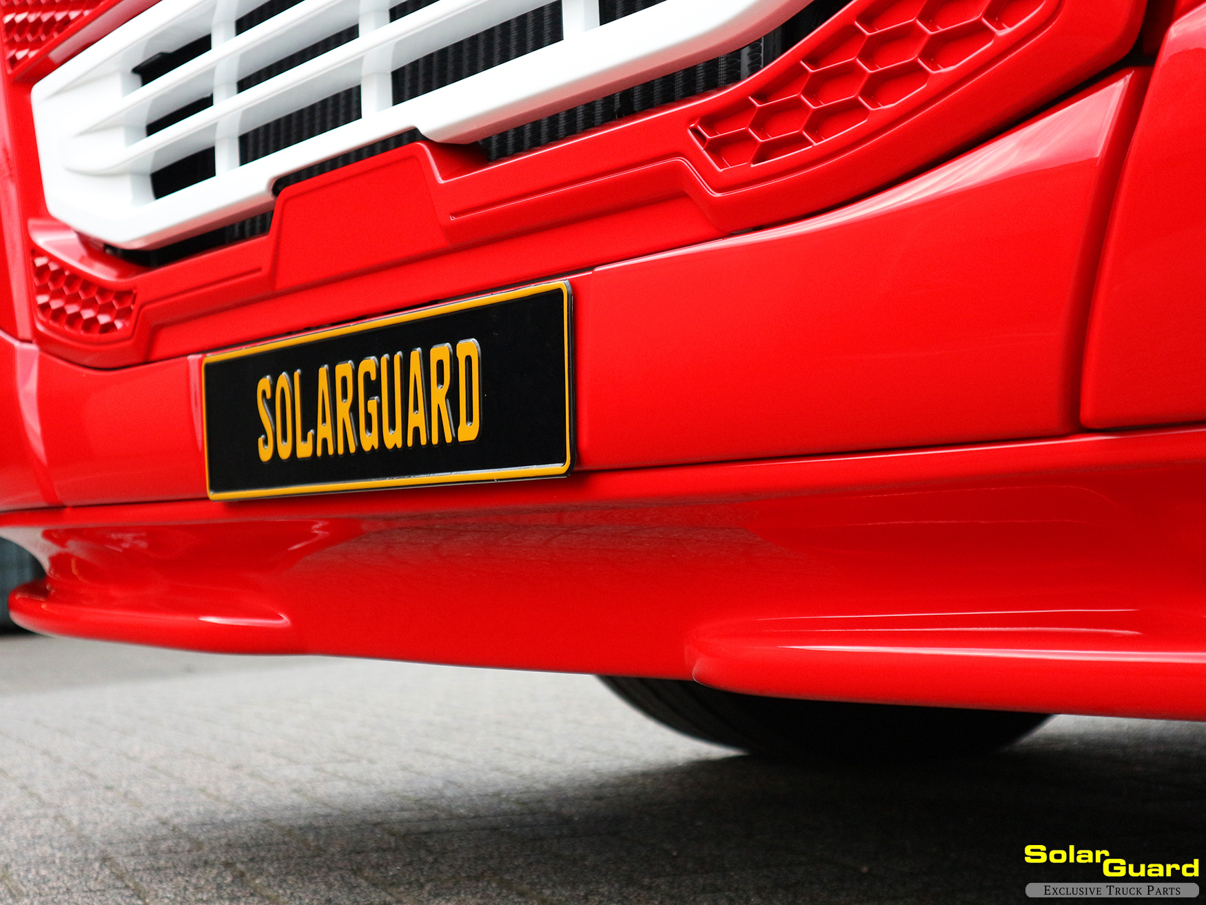 Solar Guard | Spoiler delantero para Volvo FM4/B - Solar Guard ...