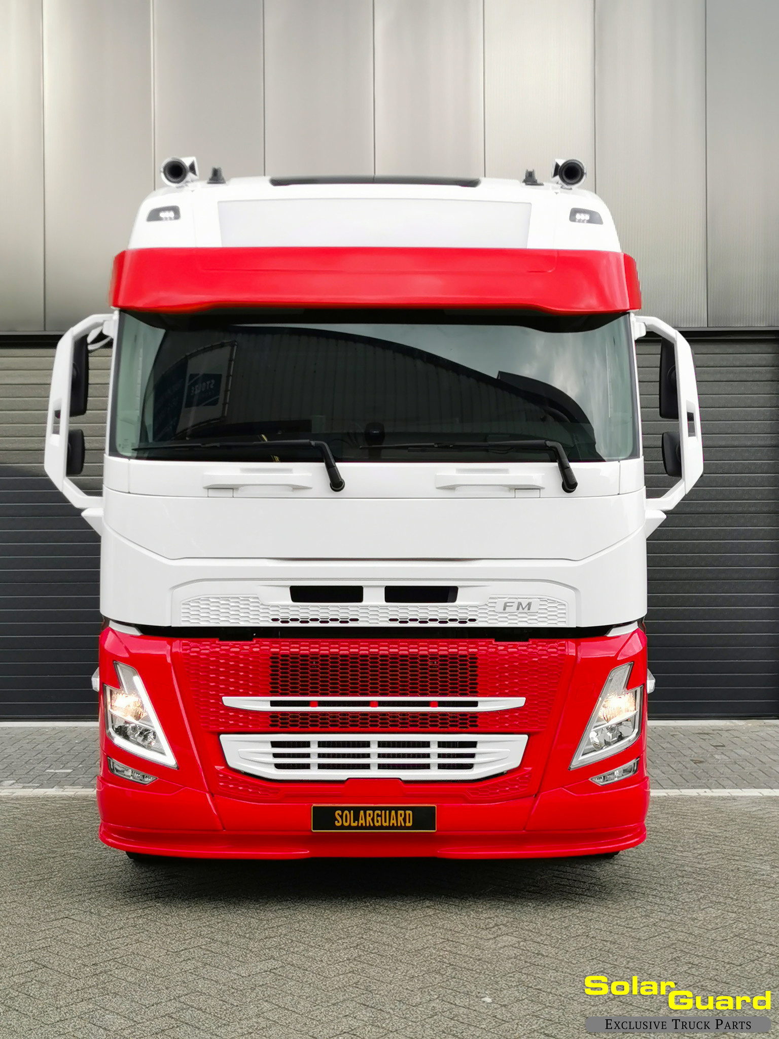 Solar Guard | Spoiler delantero para Volvo FM4/B - Solar Guard ...