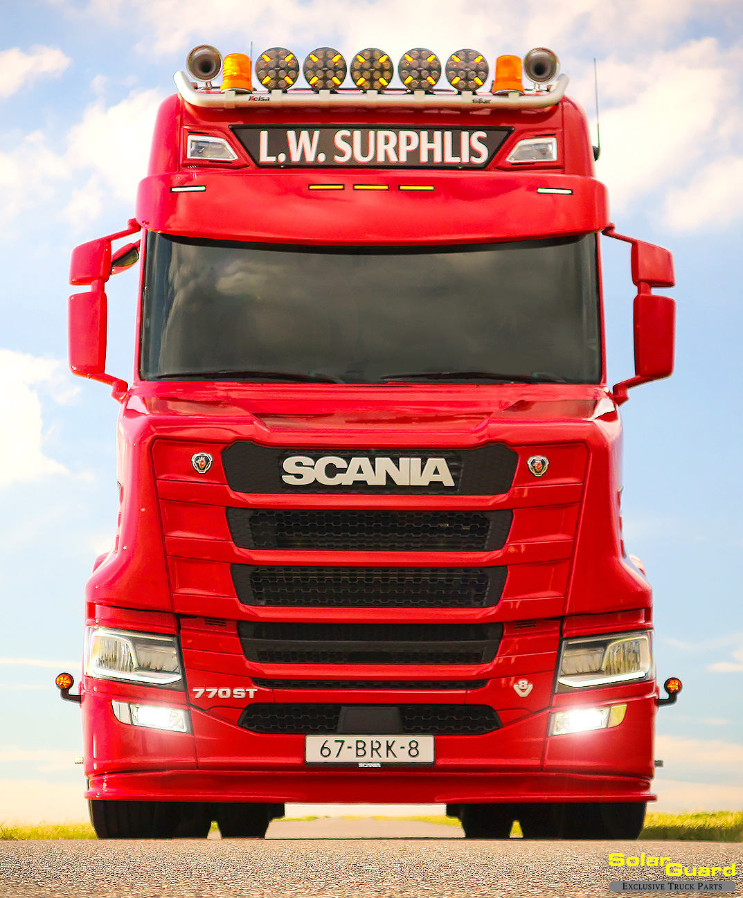Solar Guard | Spoiler delantero para Scania Next Generation - Solar ...