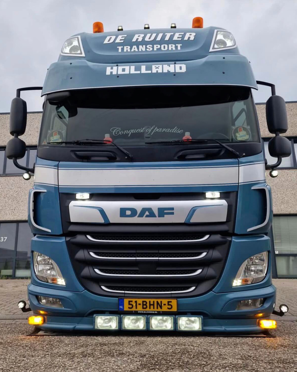 DAF CF Euro 6 Bumper Spoiler - Aerodynamic & Custom Fit - Solar Guard