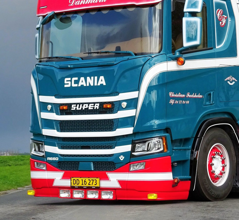 Solar Guard | Spoiler avant Type 5 pour Scania Next Gen - Solar Guard ...