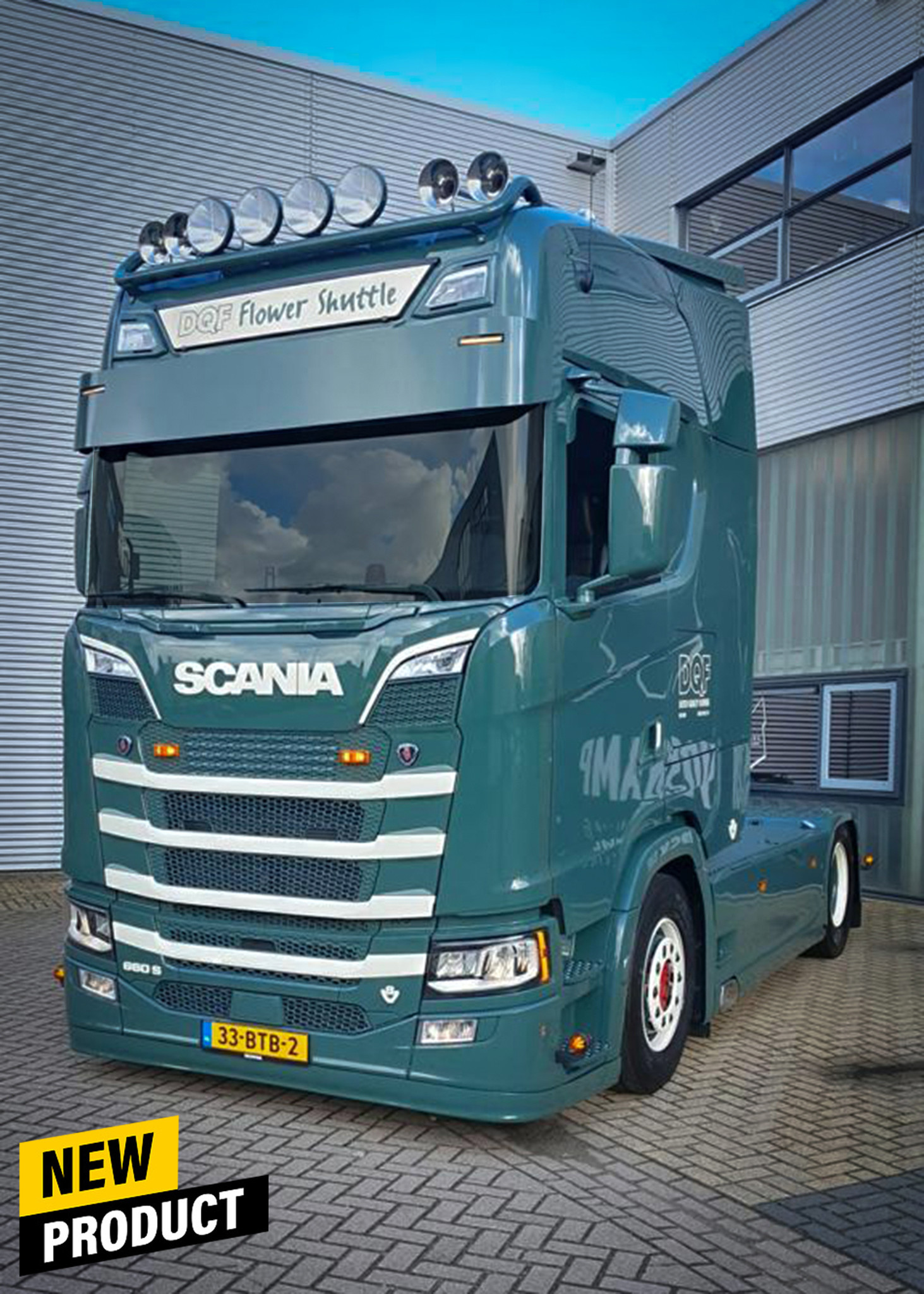 Solar Guard | Front Spoiler for Scania Next Gen High Bumper - Solar ...