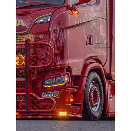Scania Next Gen Koplampspoiler - Stijl- en prestatieverbetering - Solar ...