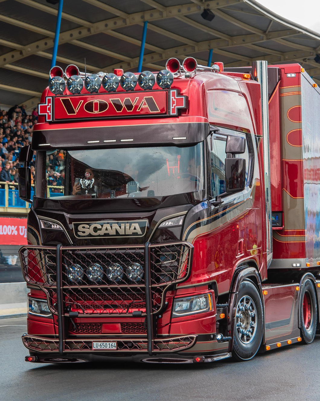 Scania NGS Sunvisor Type 2 (5 LED bottom ) - Solar Guard Exclusive ...