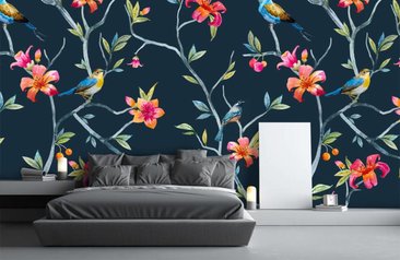 Bloemen behang online kopen - Fotobehang