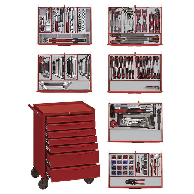Teng Tools Gereedschapswagen 7 laden - 491 delig - Tools-n-More ...