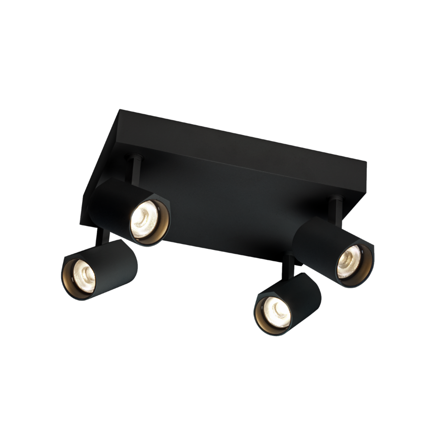 Ceno surface 4.1 ceiling 4 x 7Watt in 4 colors - Dirks Lichtadvies