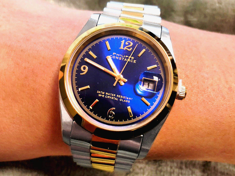 Philippe Constance Dameshorloge Staal - 6790 Large - Staal - Bicolor ...