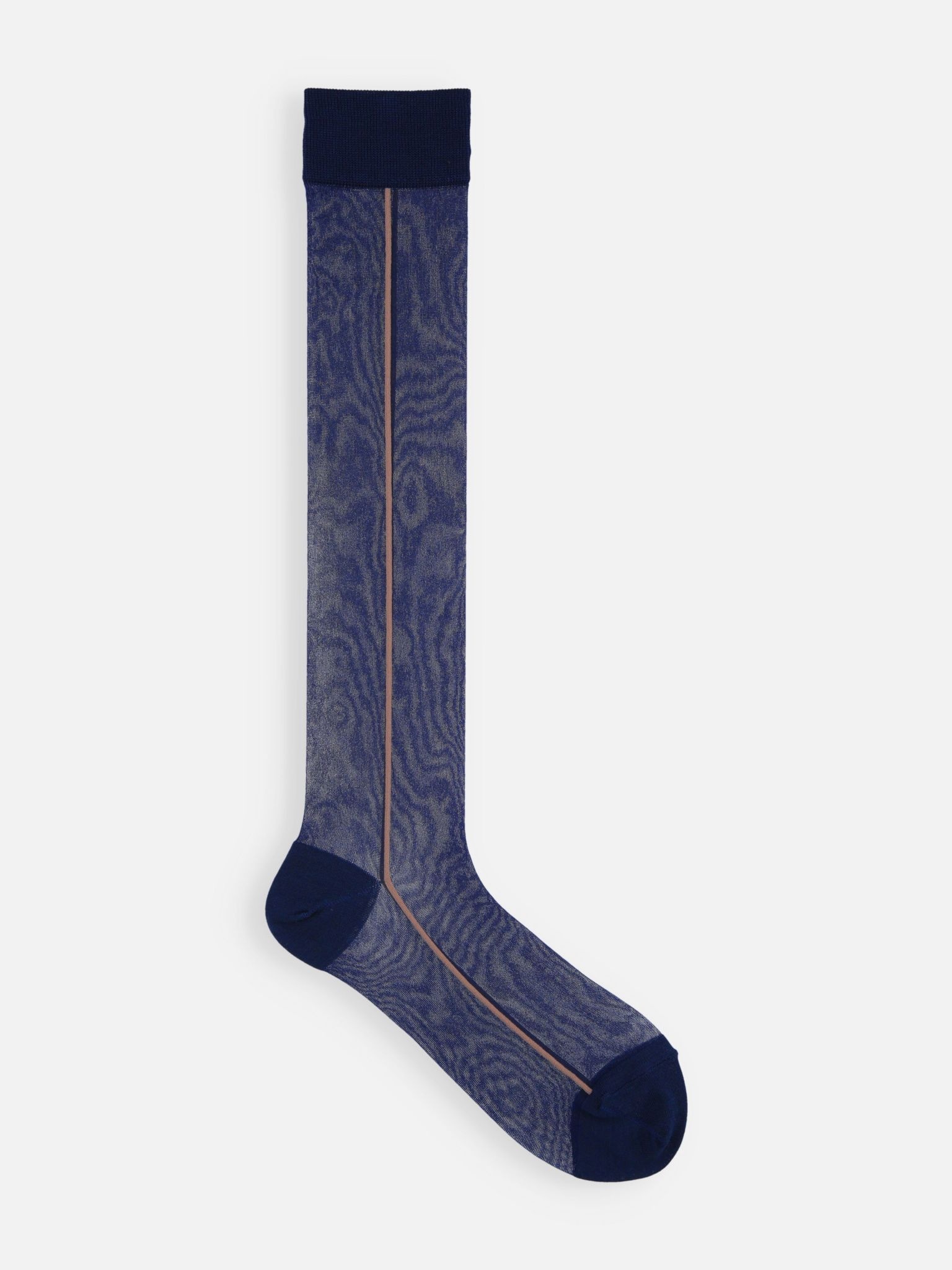 Sheer Side Line Knee High Socks - TABIO FRANCE