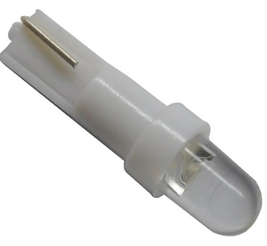 T5 Sockel LED White 12V Dashboard Verlichting kopen? - LEDClear.nl
