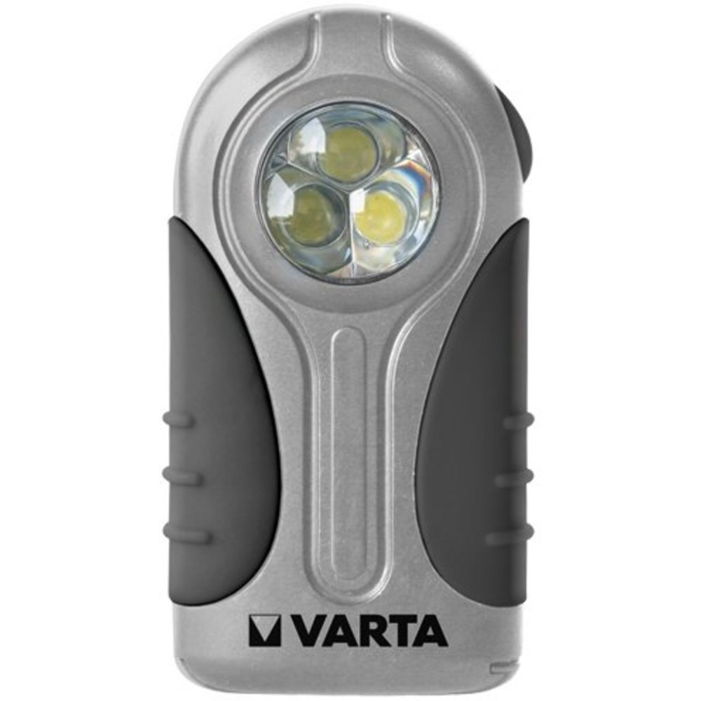 Varta 3 LED's Silver Light met Rubber Handgreep kopen? - LEDClear