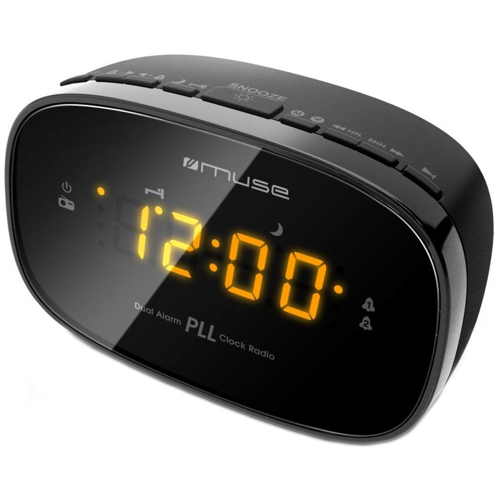 Muse M-150 CR Klokradio PLL - Black kopen? - LEDClear