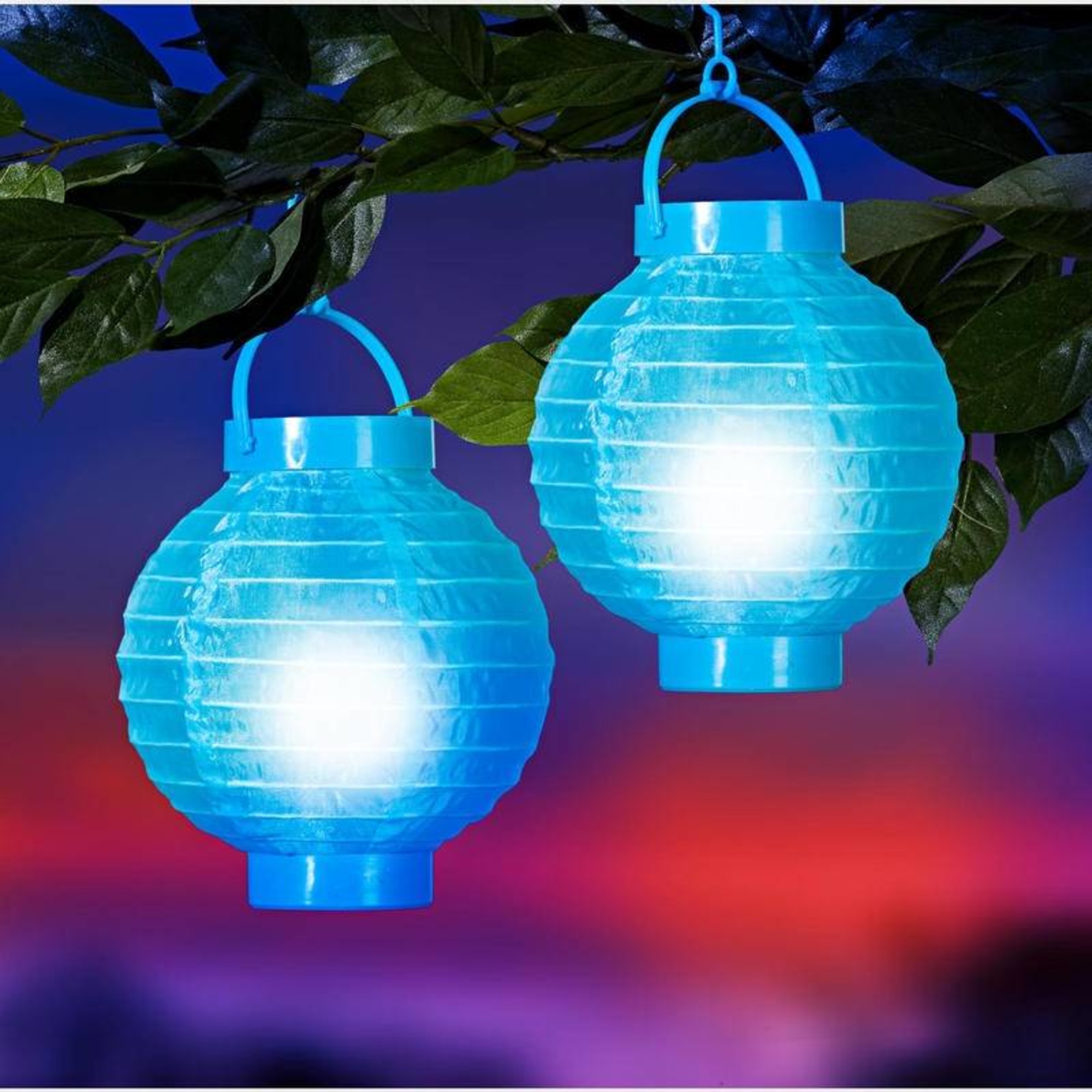 Party LED Lampion 3-set - Blue kopen? - LEDClear.nl