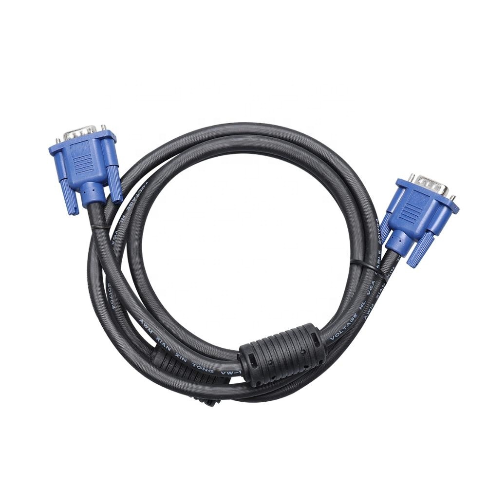 VGA Kabel - VGA Monitor kabel - VGA naar VGA - 1.5 Meter - Zwart/Blauw ...