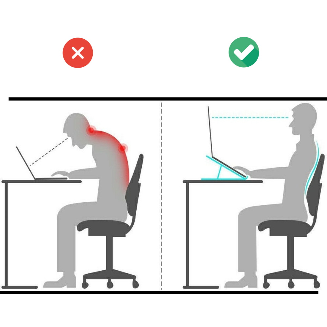 Case2go Case2go - Laptop Standaard - Opvouwbare Laptop Standaard ...