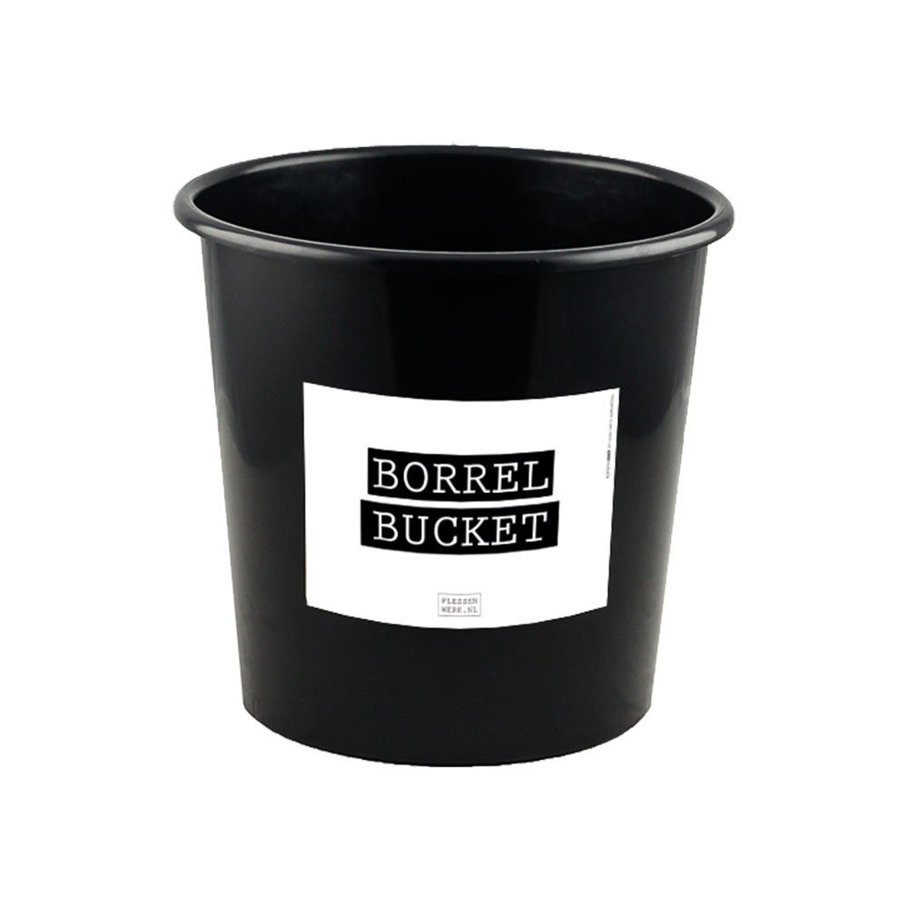 Borrel bucket - groot (8 liter) - per 12