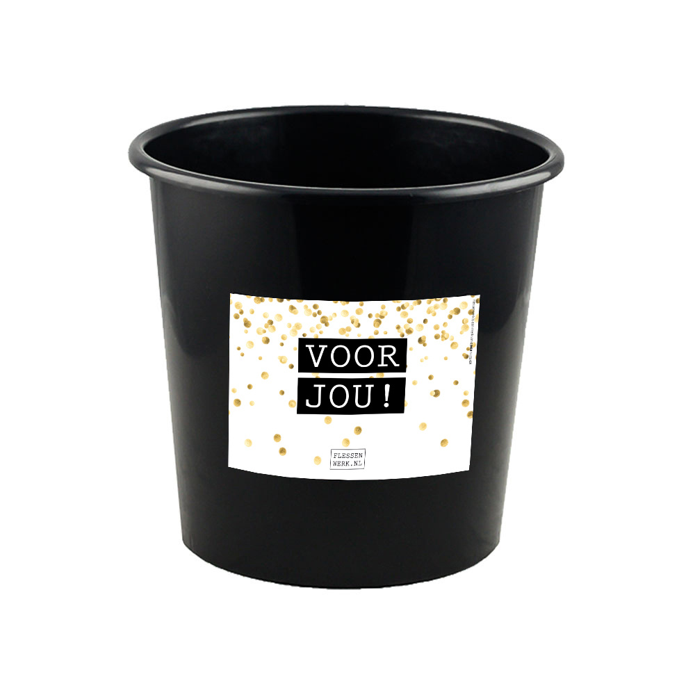 Borrel bucket - groot (8 liter) - per 12