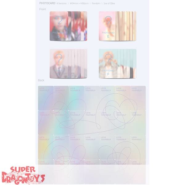 BTS - LOVE YOURSELF "ANSWER" - [S] VERSION - SPECIAL ALBUM + OFFICIAL ...