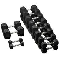 Torque Rubber Hexagon Dumbbell - per stuk (1 tot 50 kg)