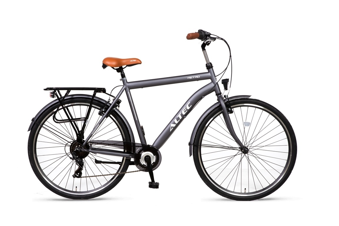Altec Metro Plus Herenfiets 28 inch 56 cm Grijs 7v - Fietsenvergelijken.nl