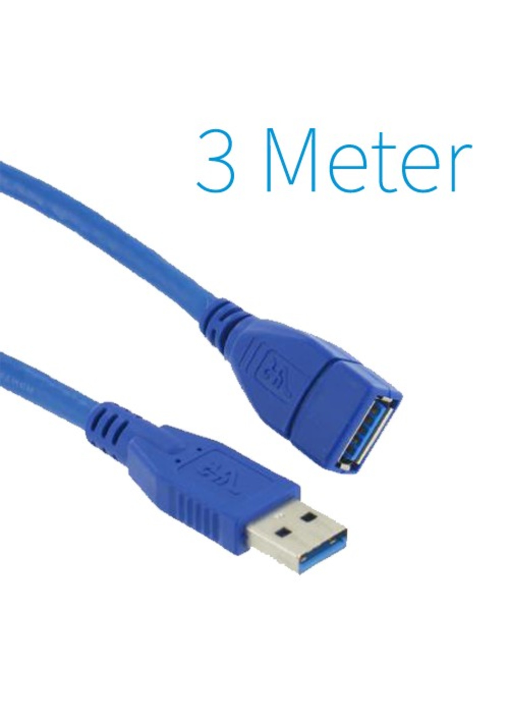 USB 3.0 Extension Cable 3 Meters - Groothandel-XL