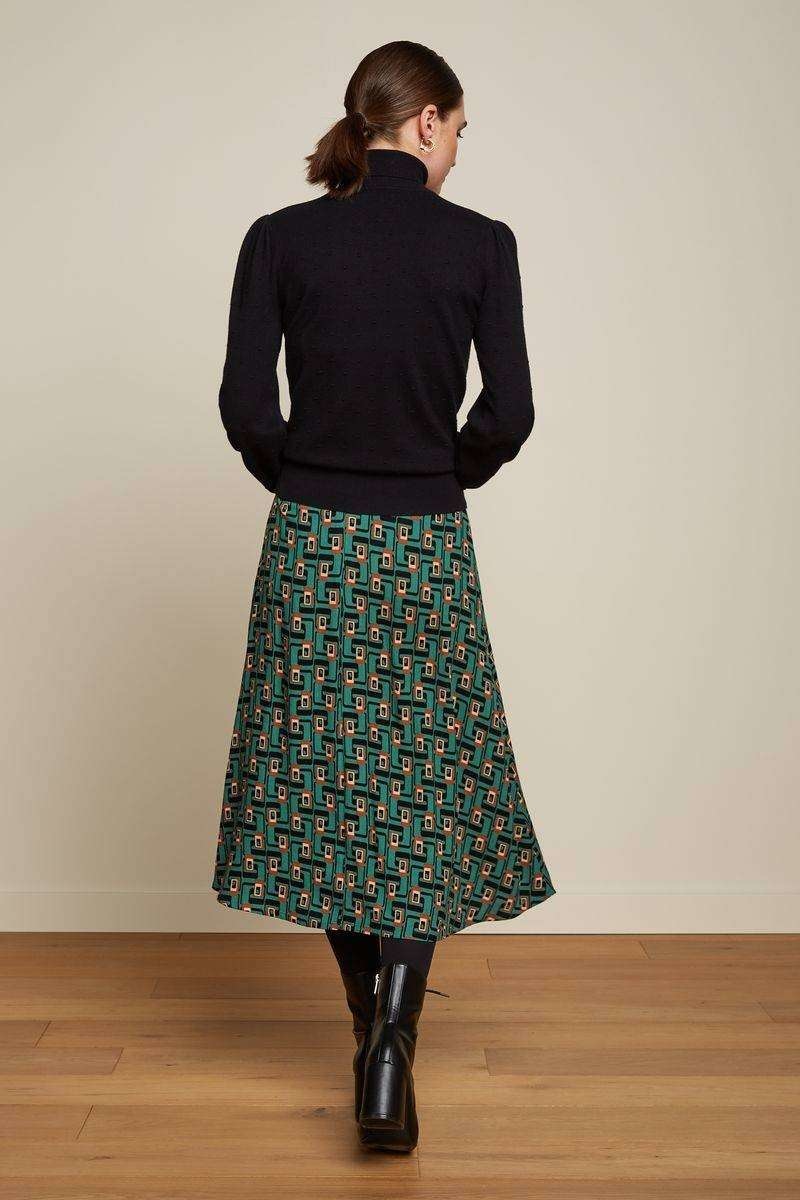 Juno Midi Skirt Cameo ~by KING LOUIE - De Groene Knoop • Green ...
