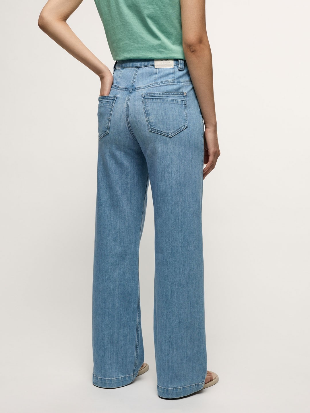 High-Waist Jeans | natural undyed ~by LANIUS - De Groene Knoop • Green ...