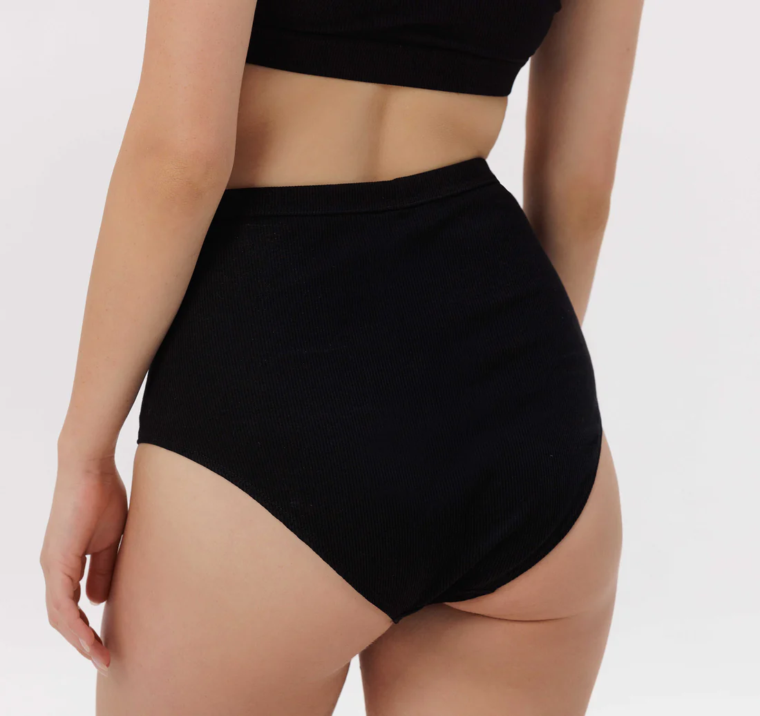 True Rib-Flex Super High-Rise Briefs | black ~ By Organic Basics - De Groene Knoop • Green ...