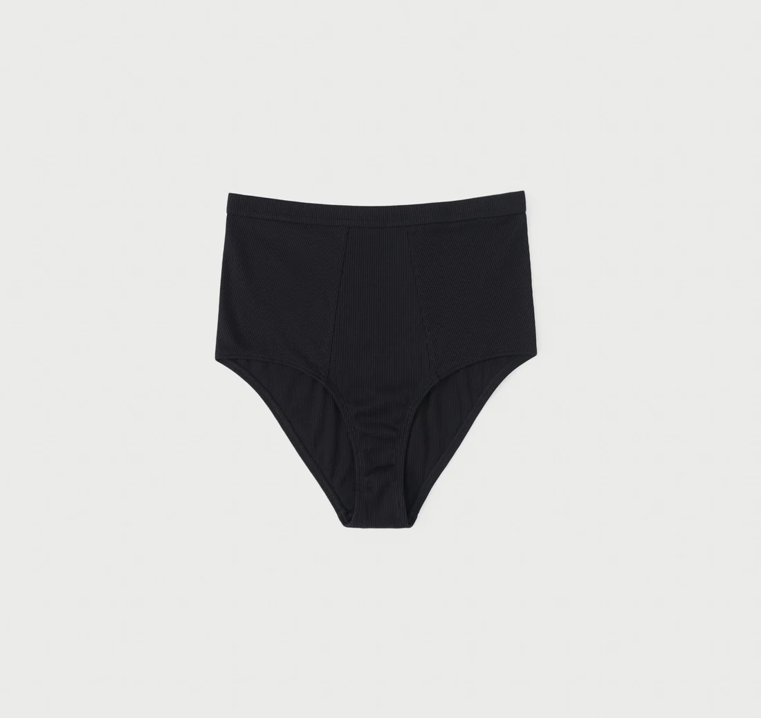 True Rib-Flex Super High-Rise Briefs | black ~ By Organic Basics - De ...