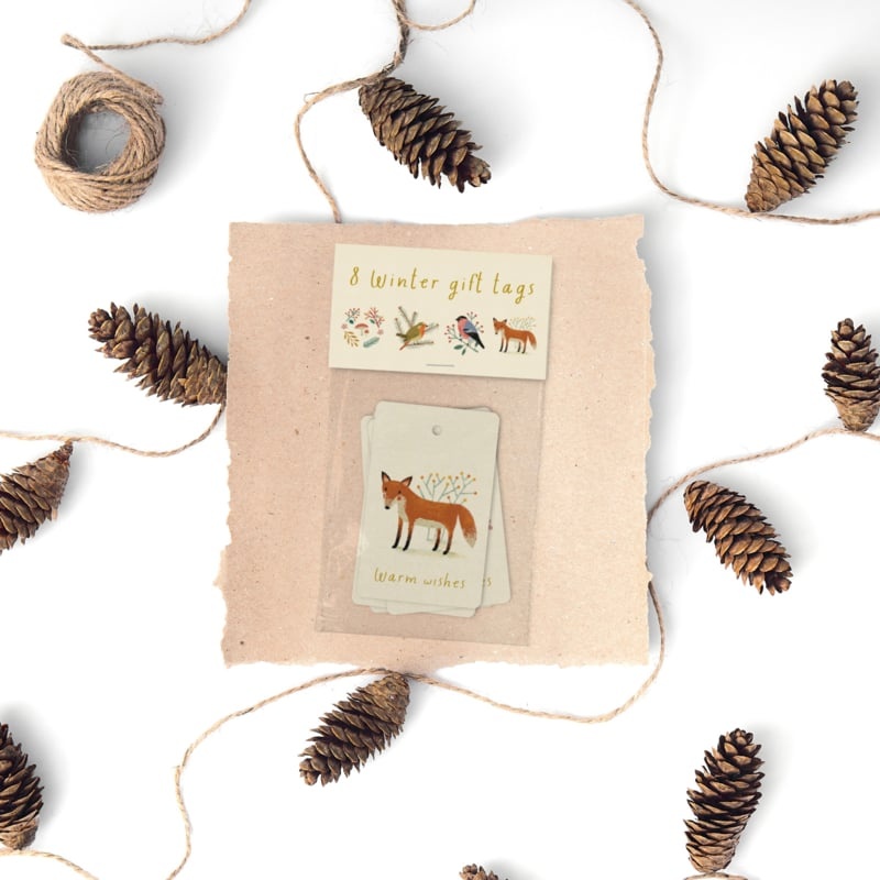 Winter gift tag set ~ Illu-ster - De Groene Knoop • Green Lifestyle Store -