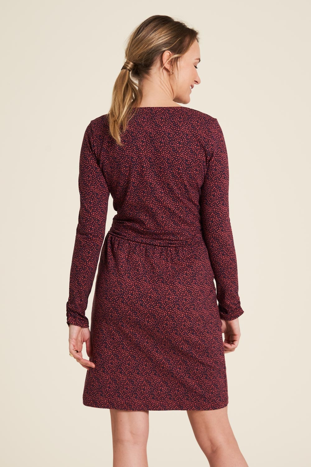 Waisted Jersey Dress | Petals - De Groene Knoop • Green Lifestyle Store -