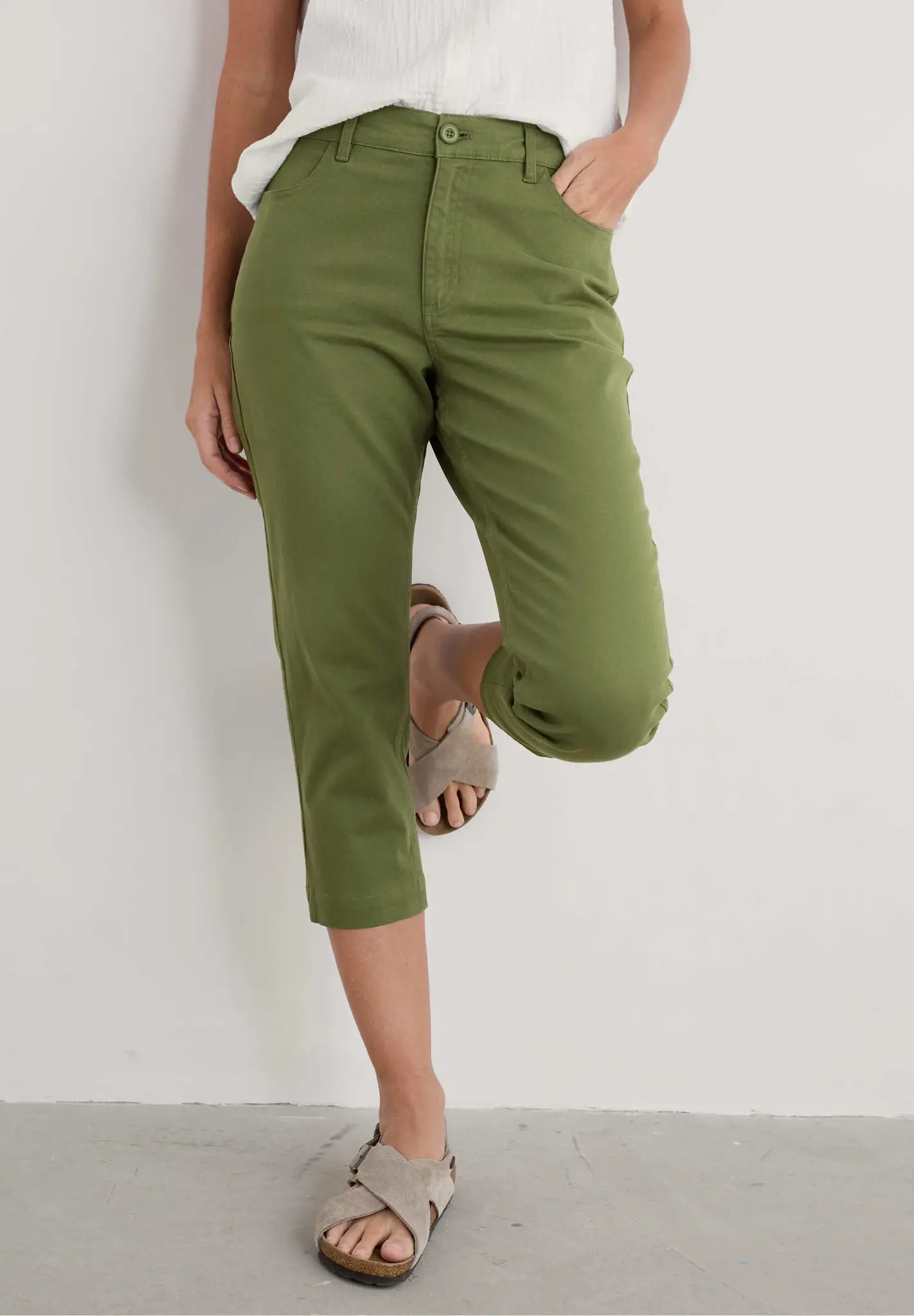 Pants Albert Quay Crops | Heath - De Groene Knoop • Green Lifestyle Store -