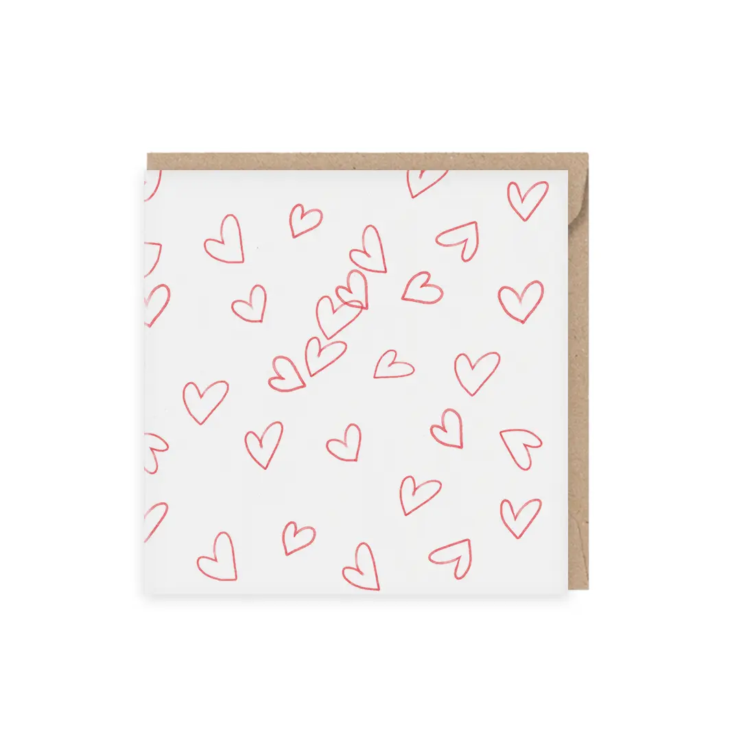 Wenskaart Hartjes, Outline, Patroon ~ by GRAFIQUELIEN - De Groene Knoop ...