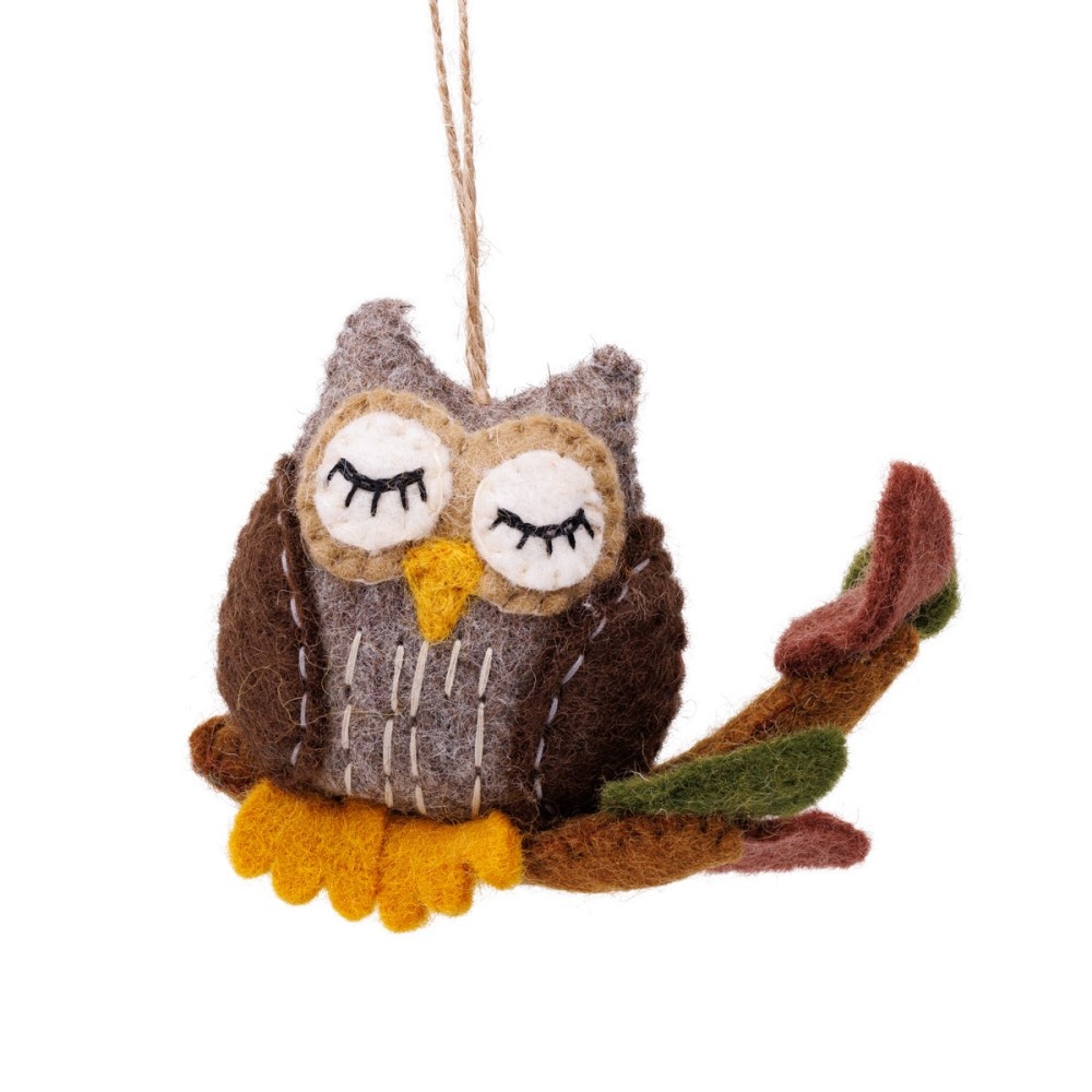 Hanger Bos Uil - De Groene Knoop • Green Lifestyle Store -