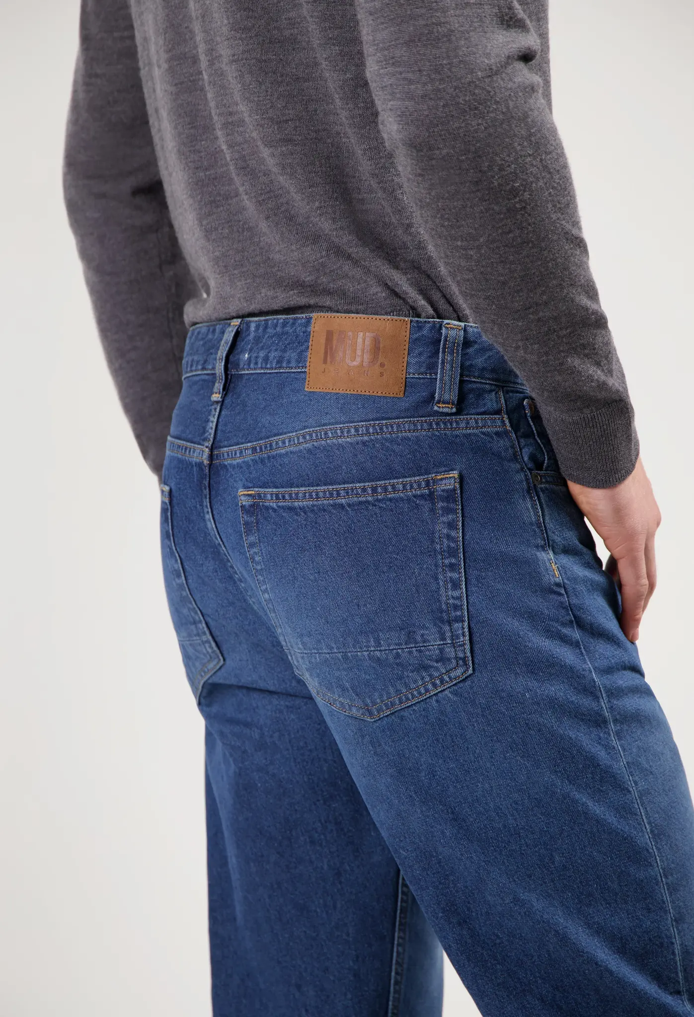 Jeans Alex Mid Loose | Rustic Blue ~by MUD Jeans - De Groene Knoop ...