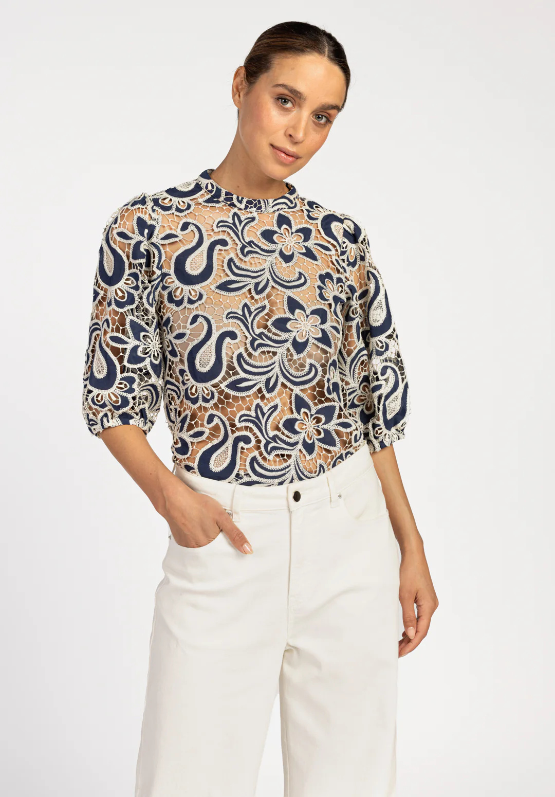 F1303 SS25 Aaiko, top SHAILA parisian night blue - Mary Jane ...