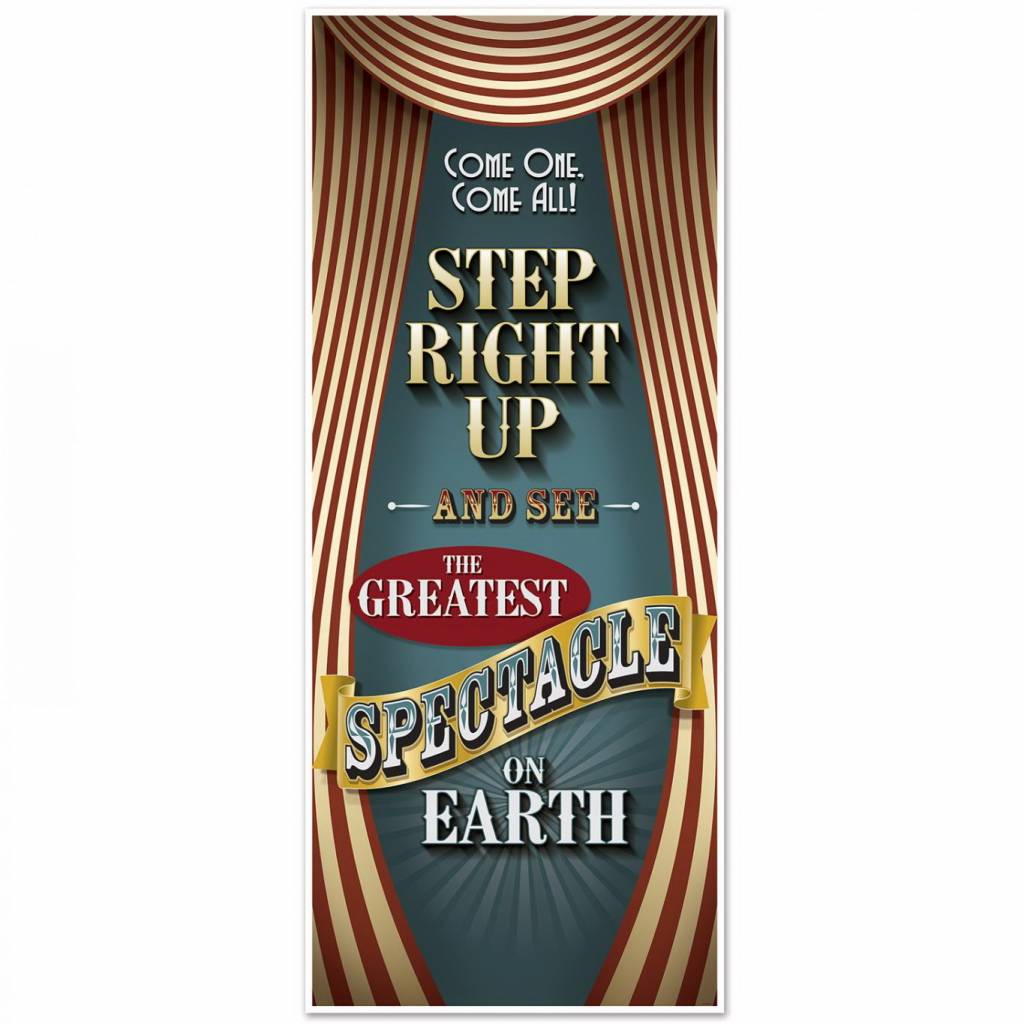 Deurposter circus step right up - Alles voor een kinderverjaardag ...