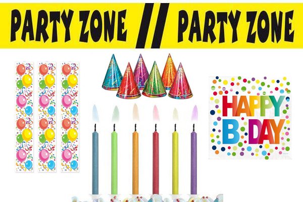 Verjaardag versiering, slingers en decoraties - Feestartikelen.nl