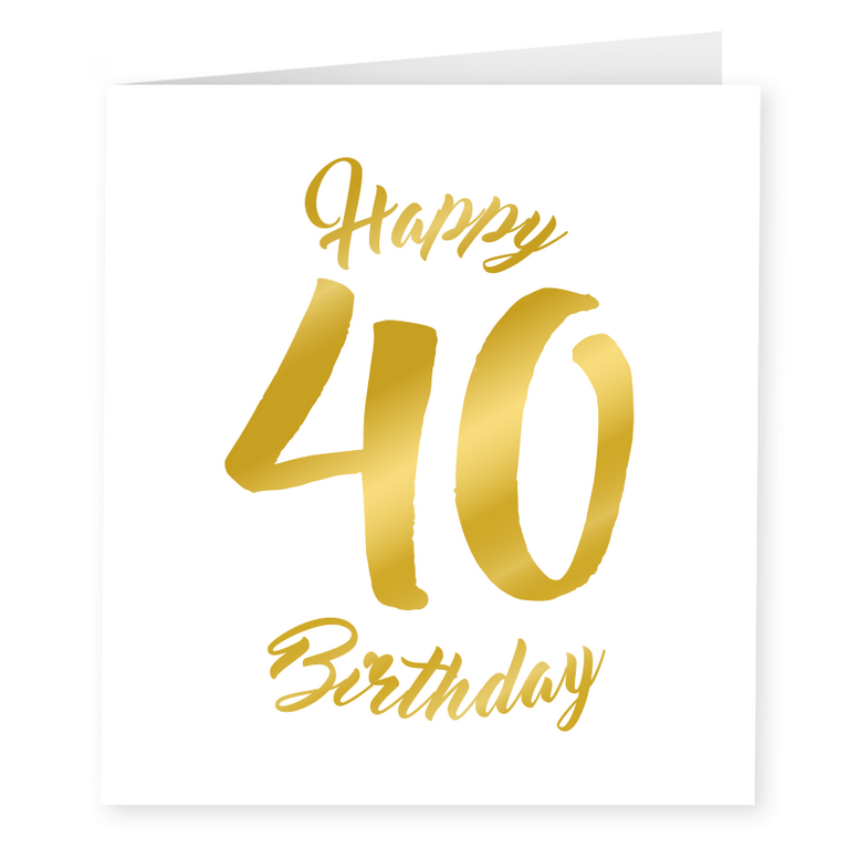 Wenskaart 40 jaar- Originele 40 jaar funkado en versiering - Feest ...