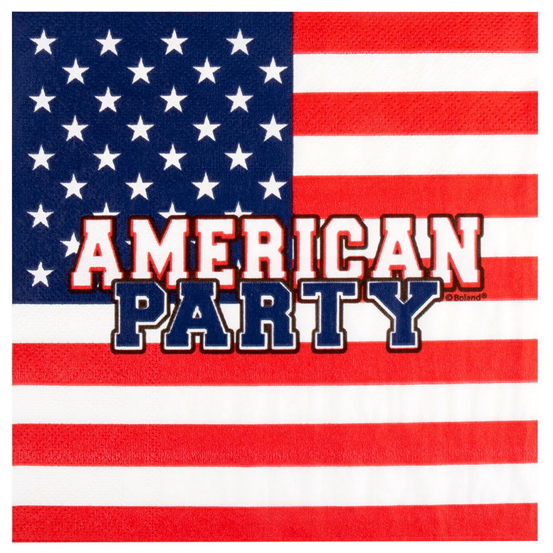 Servetten American Party - Alles voor een USA themafeest ...