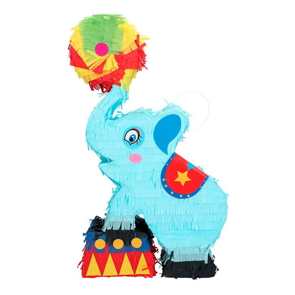 Een piñata van een circus olifant bestel je bij Feestartikelen.nl - Feestartikelen.nl