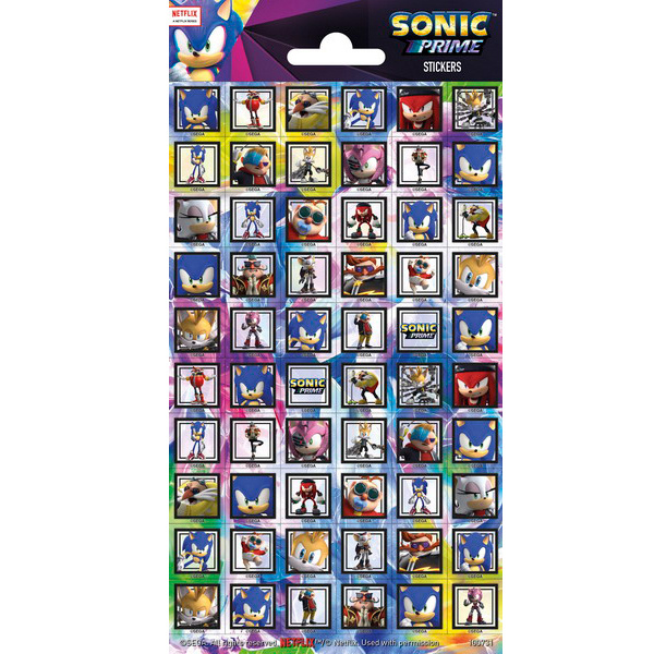 Stickers Sonic - Alles voor een kinderfeestje - Feestartikelen.be ...