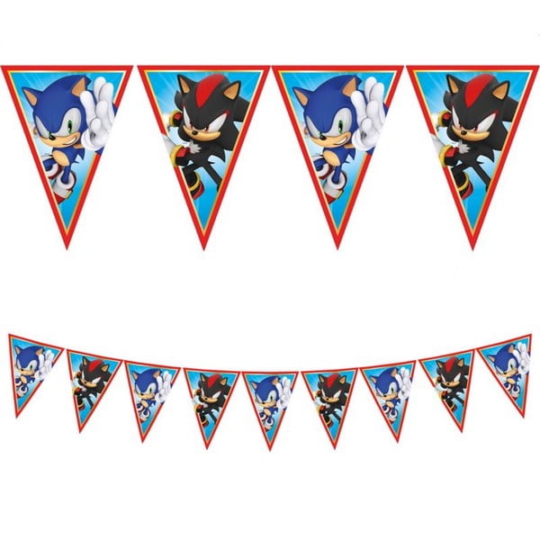Vlaggenlijn Sonic - Alles voor een kinderfeestje - Feestartikelen.nl ...