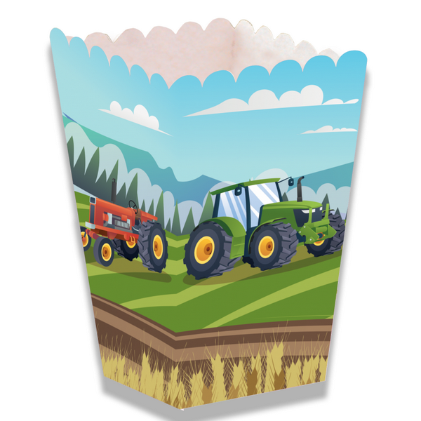 Snackbakjes tractor - Alles voor een kinderverjaardag - Feestartikelen.nl