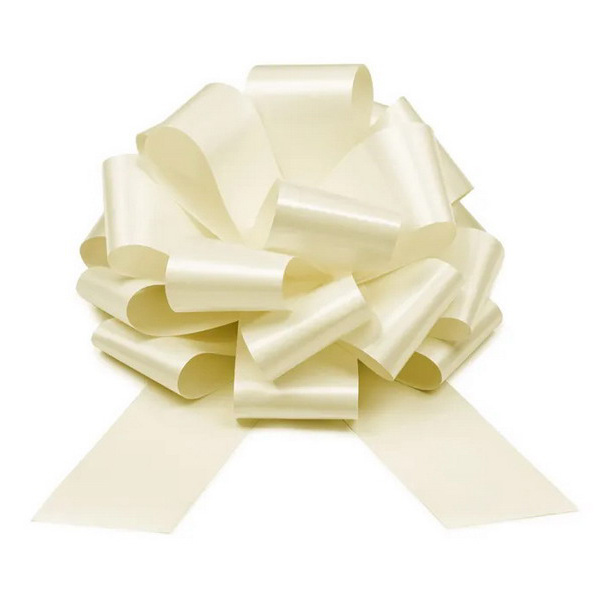 Cadeau strik luxe crème - Bruiloft versiering - Trouwartikelen ...