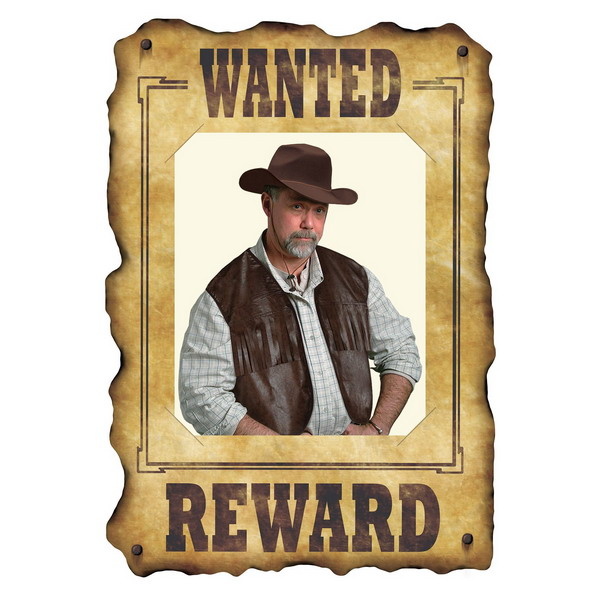 Wanted Reward Sign - Alles voor een country & western themafeest ...
